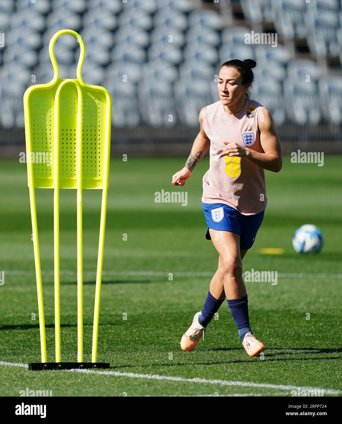 England's lucy bronze in action during a training session at the ...