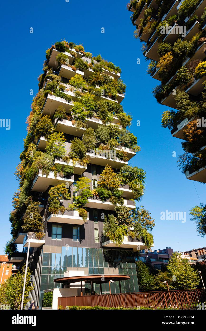 Bosco Verticale building in Milan, Italy Stock Photo - Alamy