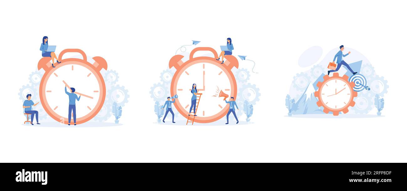 Time management. Organization of process, quick reaction awakening, set ...