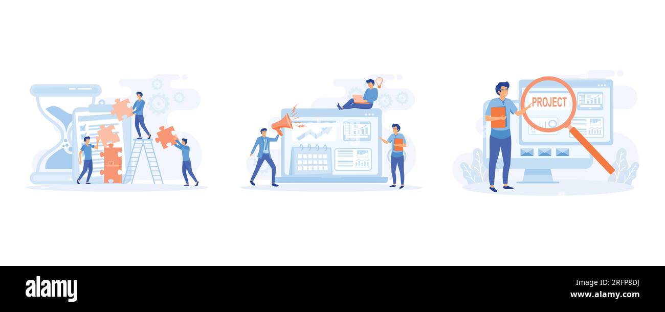 Project management. work flow organization, teamwork. Marketing ...