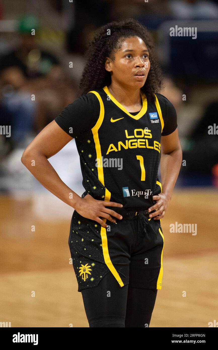 WASHINGTON, DC - AUGUST 04: Los Angeles Sparks guard Zia Cooke (1 ...