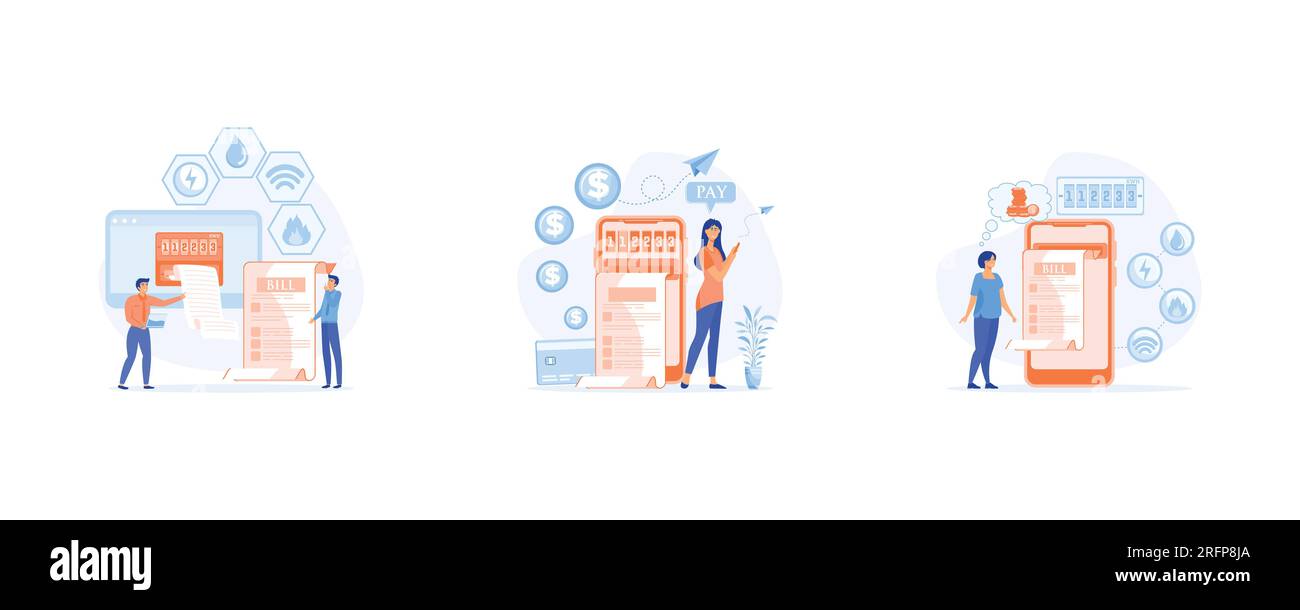 online payment concept. Digital bill. Regular payments, Saving ... online payment concept. Digital bill. Regular payments, Saving ...