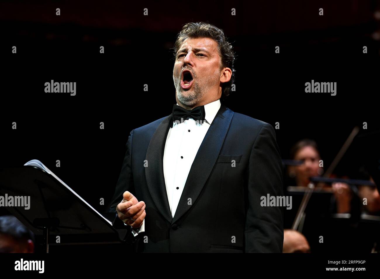 Sydney, Australia. 05th Aug, 2023. Tenor Jonas Kaufmann performs during ...