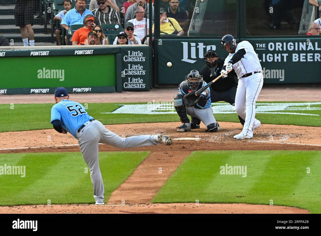 DETROIT, MI - AUGUST 04: Detroit Tigers designated hitter Miguel ...