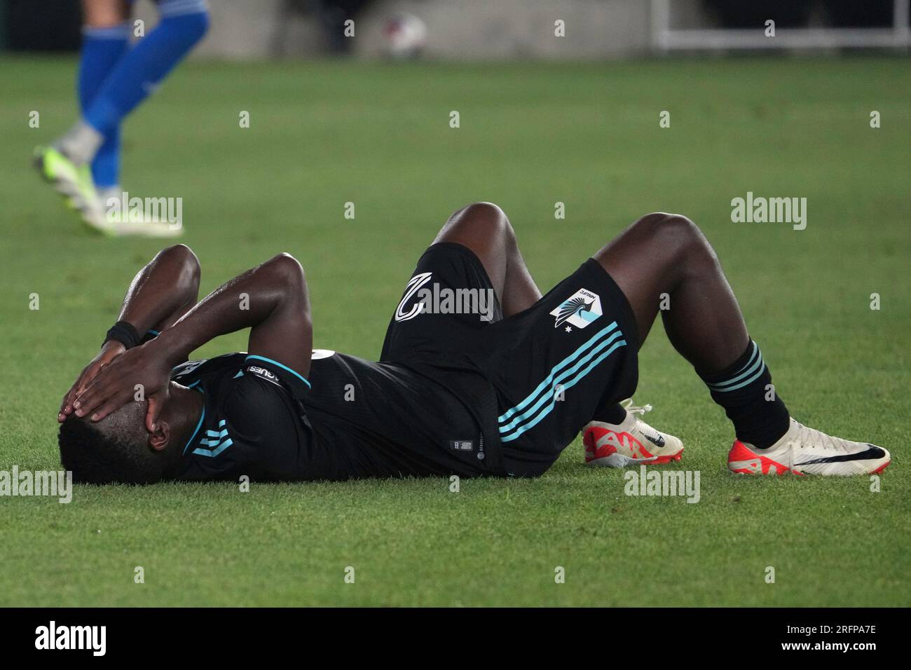 COLUMBUS, OH - AUGUST 04: Bongokuhle Hlongwane #21 of Minnesota United ...