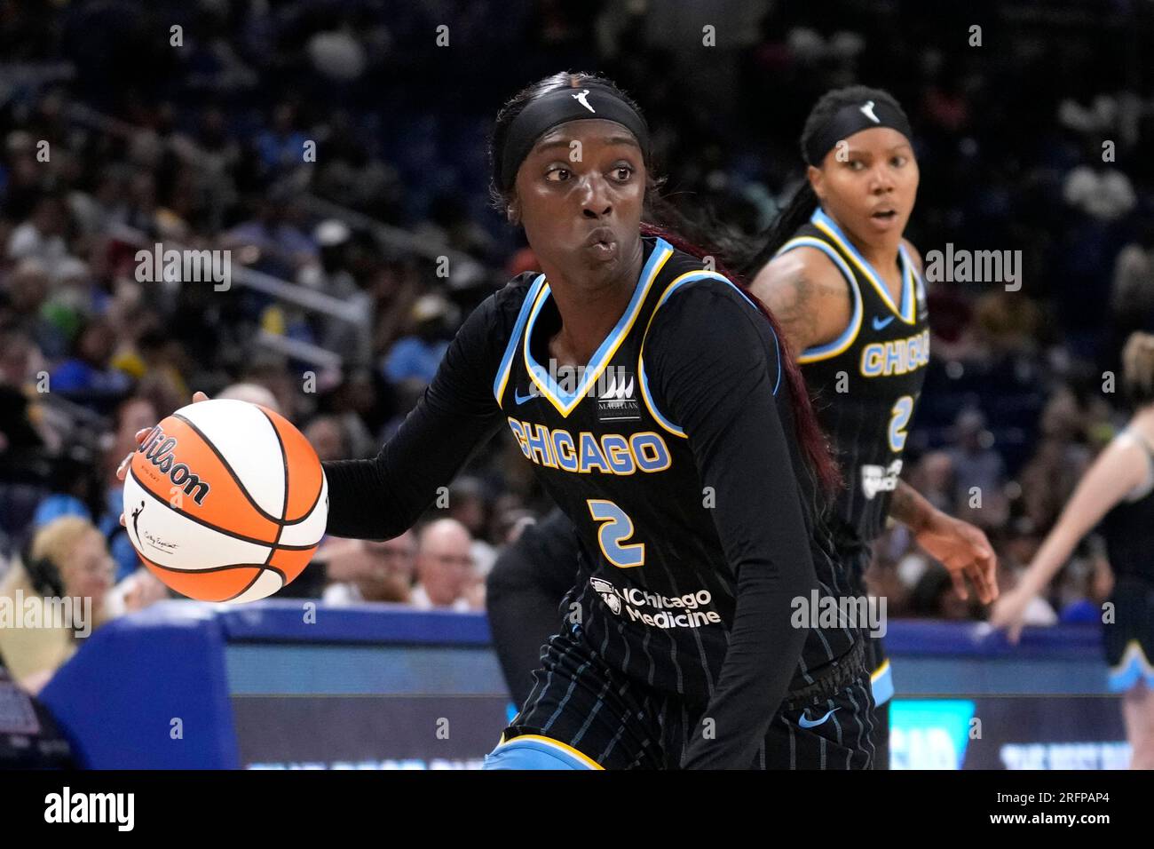 Chicago Sky's Kahleah Copper drives to the basket during a WNBA ...