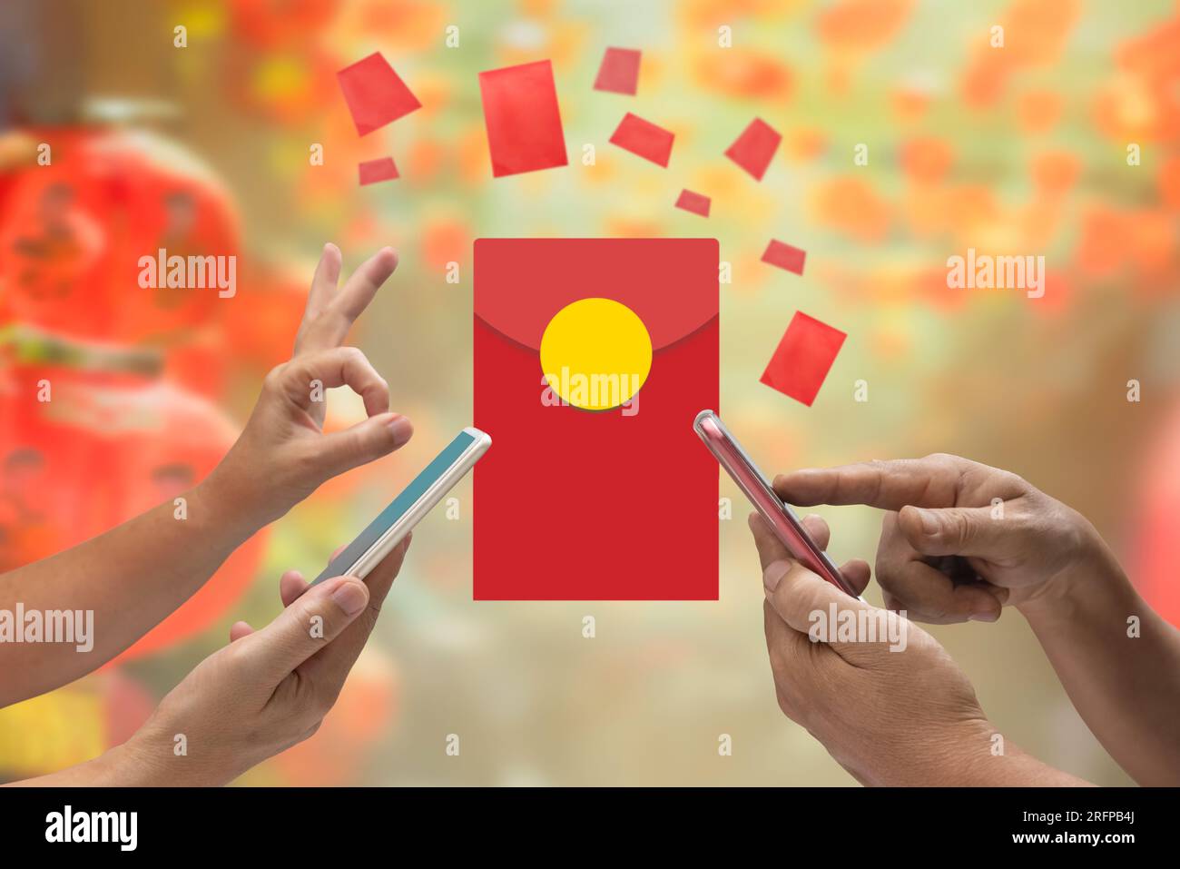 Red envelope packet hongbao hi-res stock photography and images - Alamy