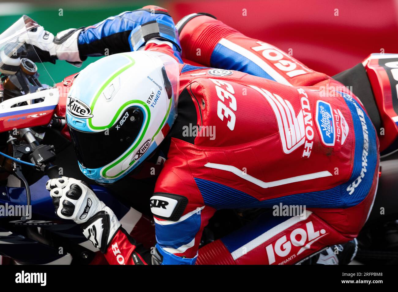 Suzuka, JAPAN, 4 August, 2023. Florian Alt of Germany on the Team HONDA ...