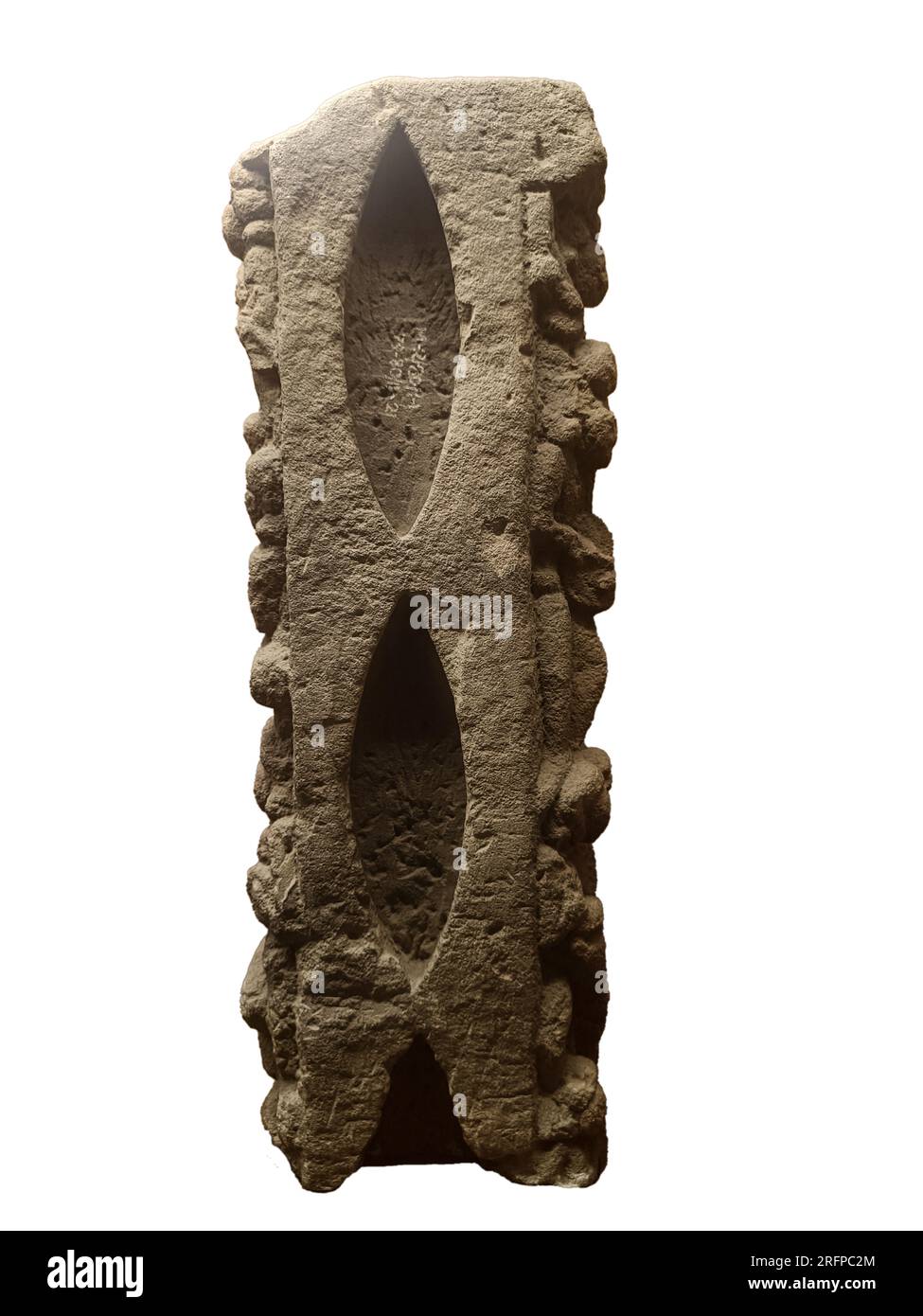 Railing pillar, Buddhist. 3rd century BC. Bhubaneshwar Stock Photo - Alamy
