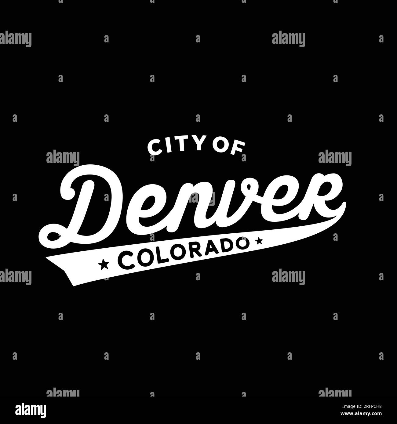 Denver colorado black shirt hi-res stock photography and images - Alamy