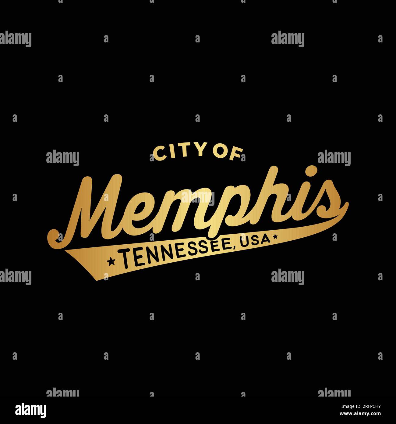 Memphis, Tennessee lettering design. Memphis typography design. Vector ...