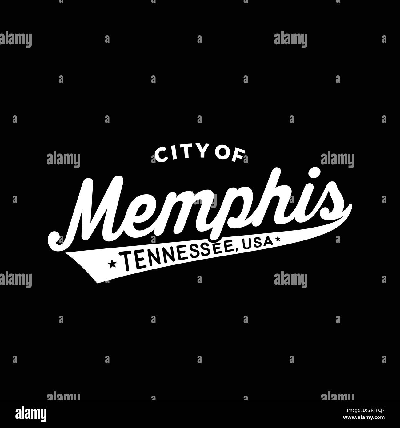 Memphis, Tennessee lettering design. Memphis typography design. Vector ...