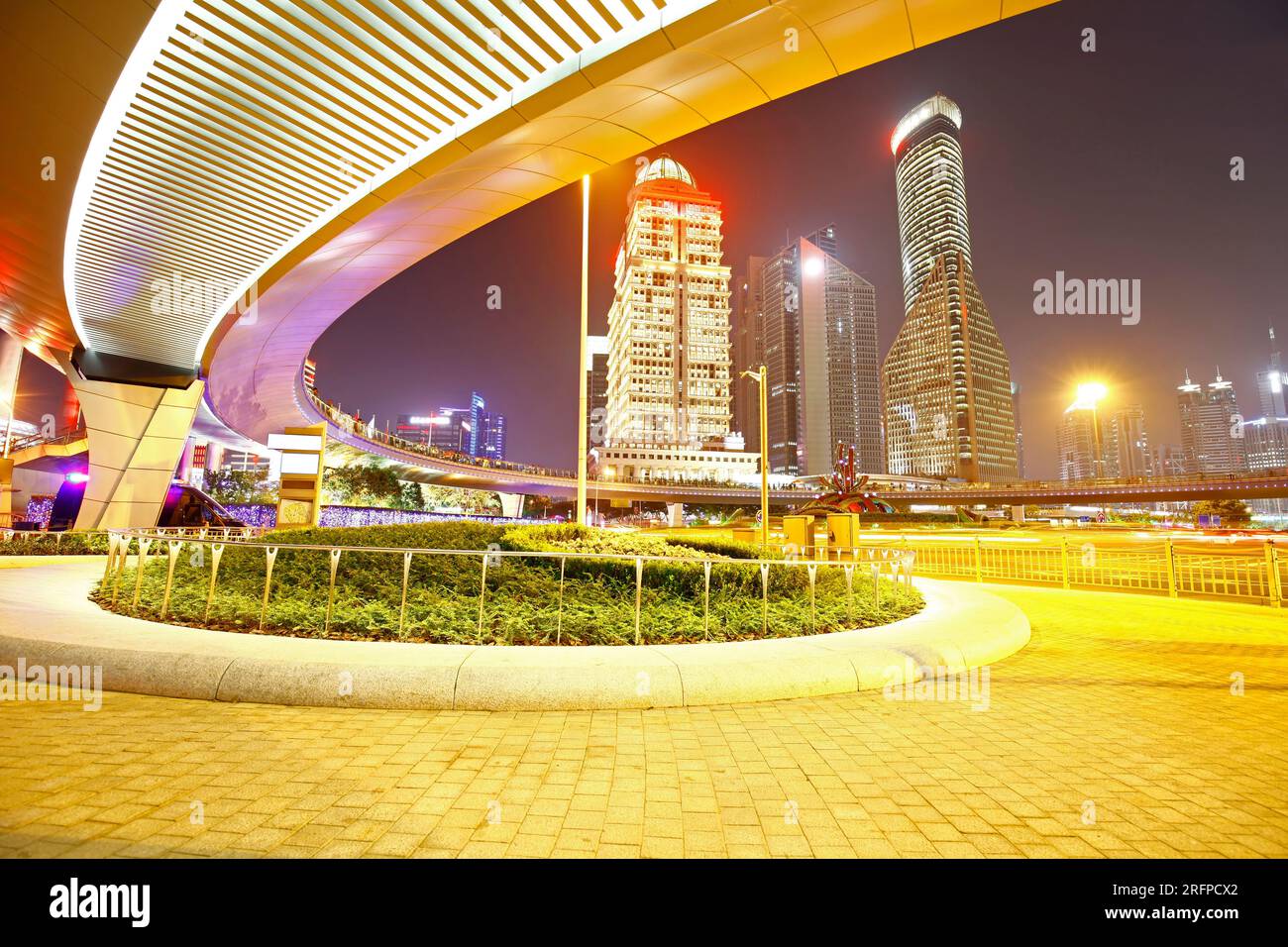 Night at lujiazui financial center in Shanghai, China Stock Photo - Alamy