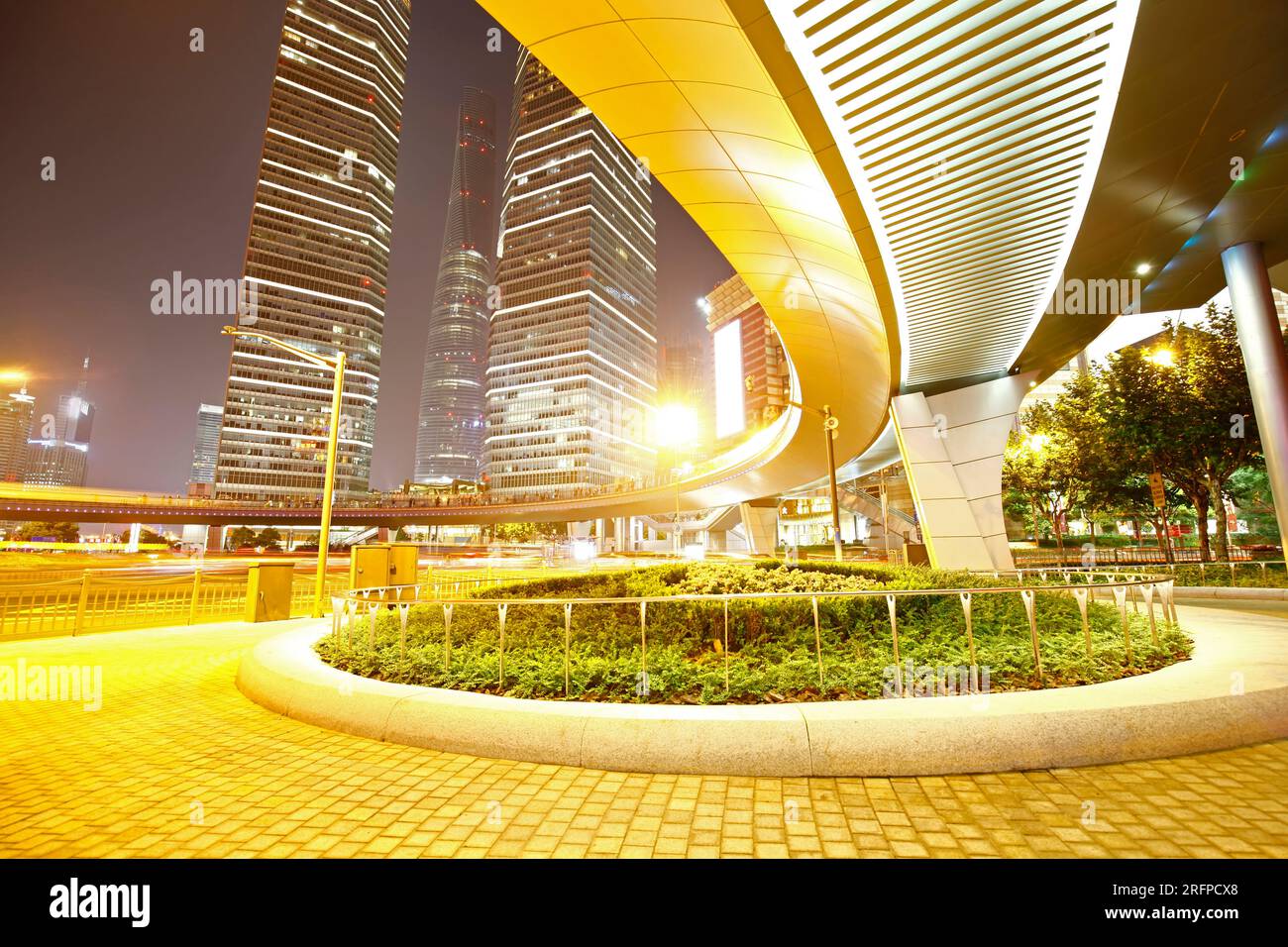 Night at lujiazui financial center in Shanghai, China Stock Photo - Alamy
