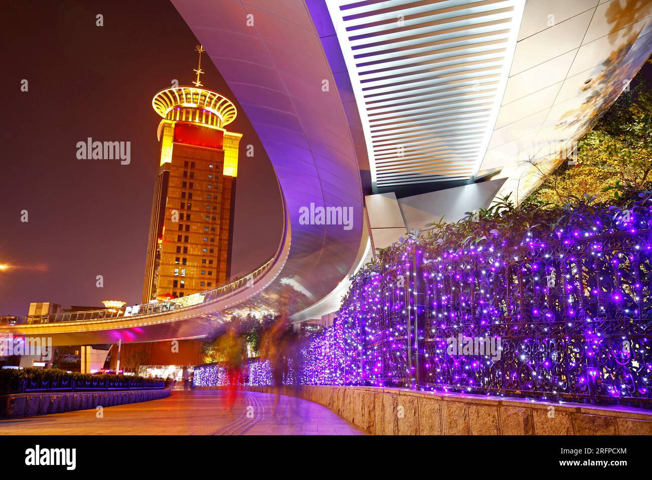 Night at lujiazui financial center in Shanghai, China Stock Photo - Alamy