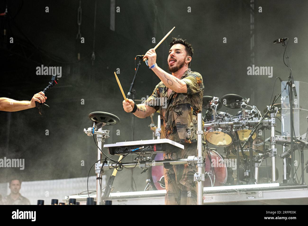 Shannon Leto of Thirty Seconds to Mars performs on day two of the ...