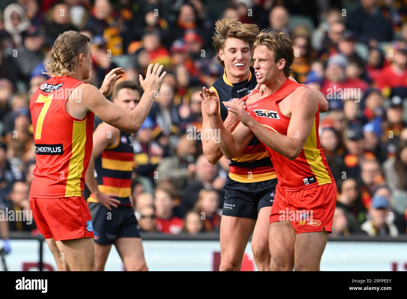 Adelaide, Australia. 05th Aug, 2023. Jack Lukosius of the Gold Coast ...