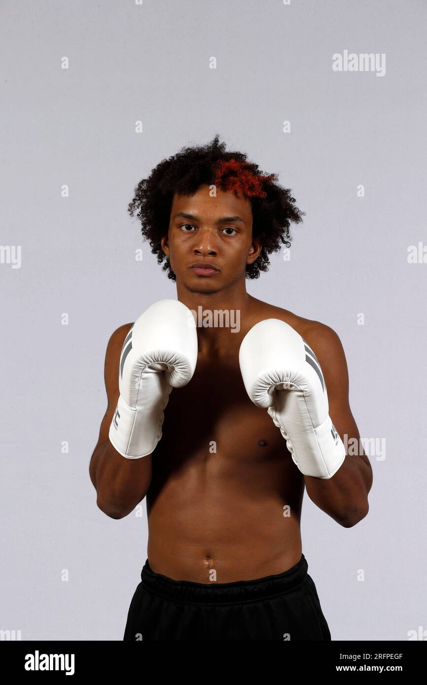 August 4, 2023, LAKE TAHOE, NEVADA, USA: Nasir Davis, 137lbs Muay Thai ...