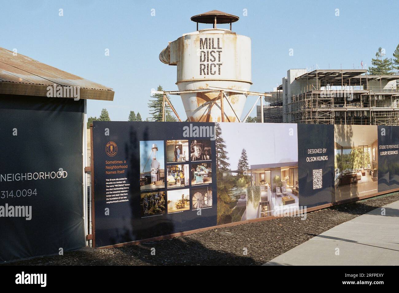 Mill District housing development at Healdsburg, California Stock Photo ...