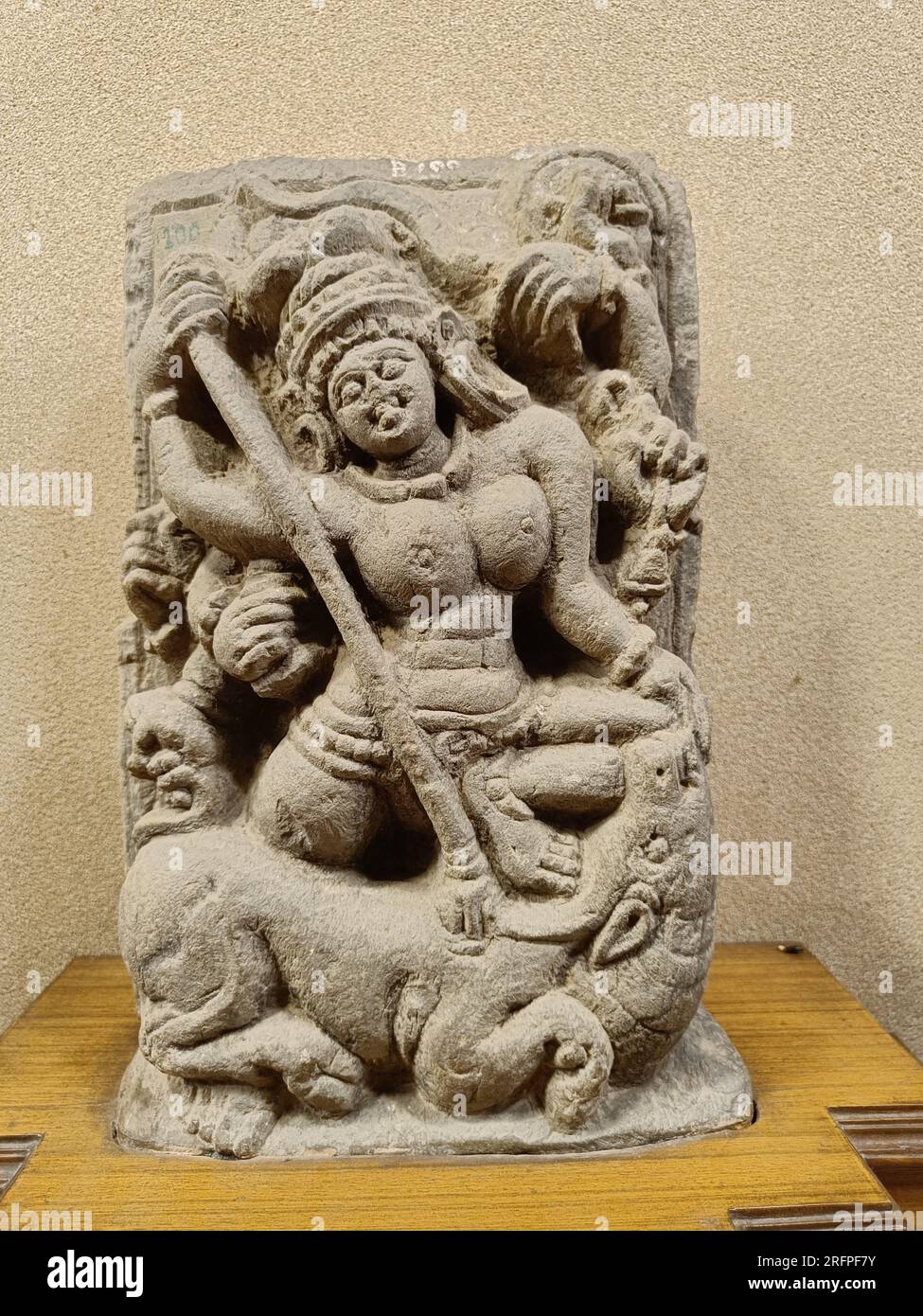 Mahishasuramardini ("Slayer of Mahishasura"). Khiching, 10th century AD ...