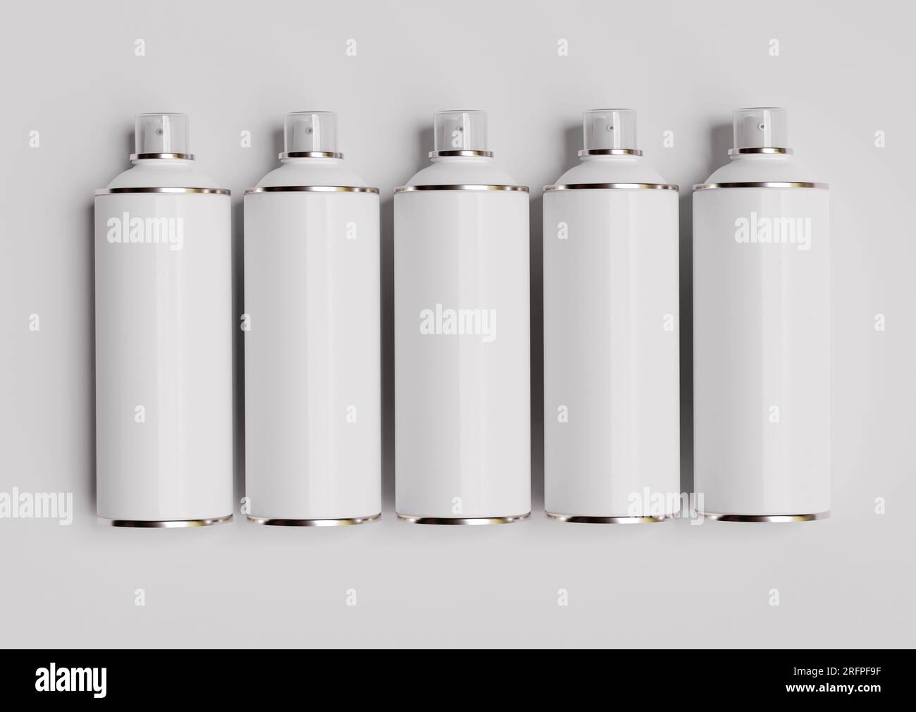 Can spray bottle white color and realistic texture Stock Photo - Alamy