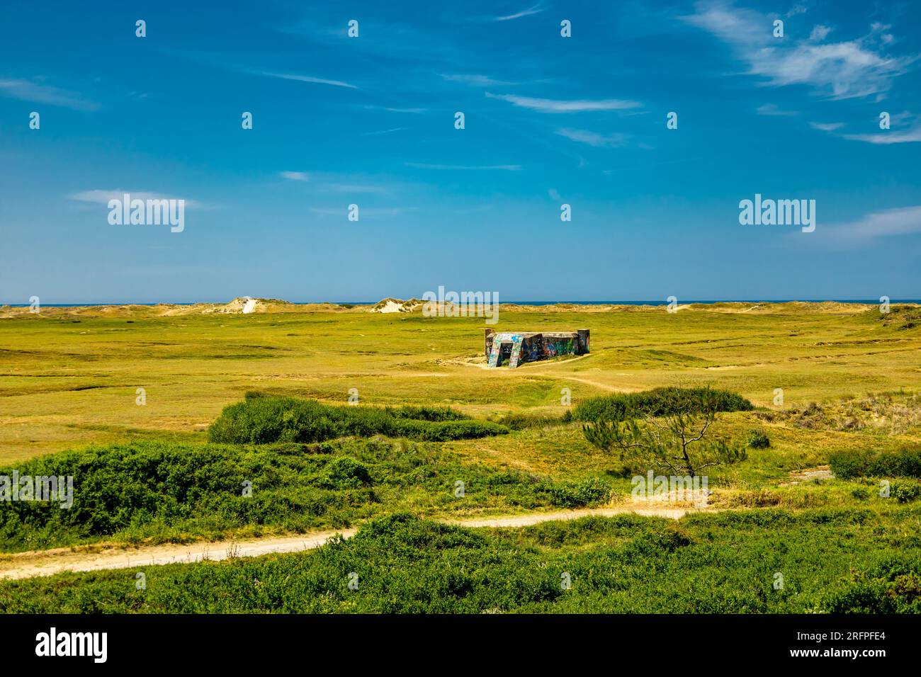 On the road on the Quiberon Peninsula along the beautiful Atlantic ...