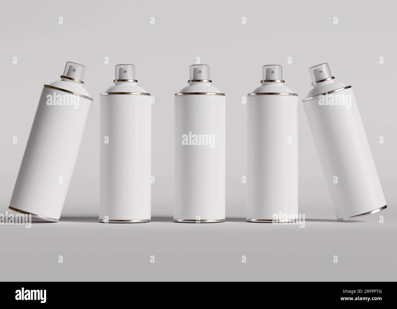 Can spray bottle white color and realistic texture Stock Photo - Alamy