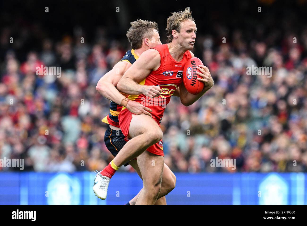 Adelaide, Australia. 05th Aug, 2023. Jack Lukosius of the Gold Coast ...