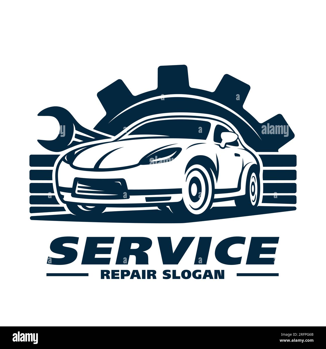 Car Service design template. Vector and illustration Stock Vector Image ...