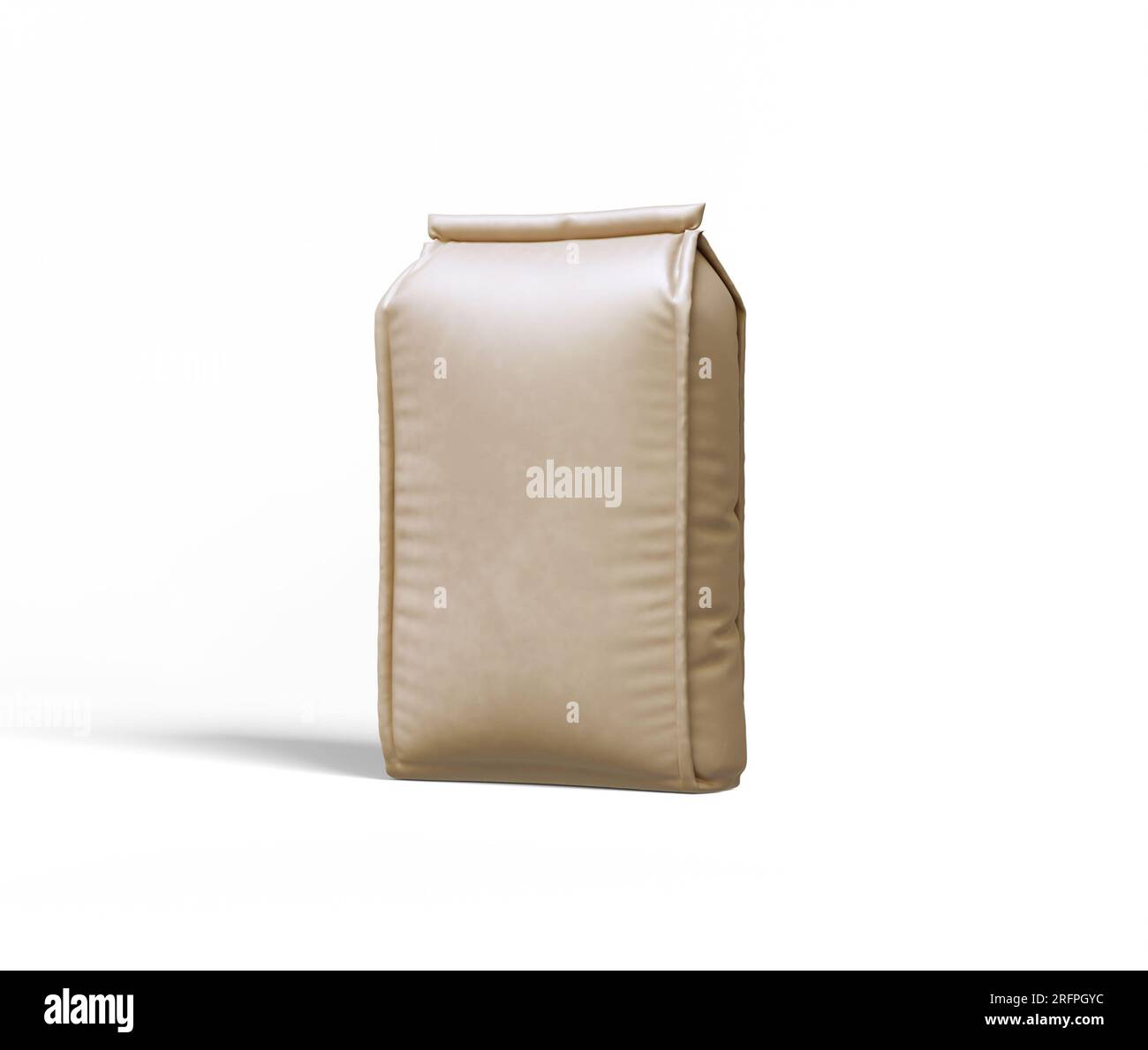 Pouch packaging white color Stock Photo - Alamy