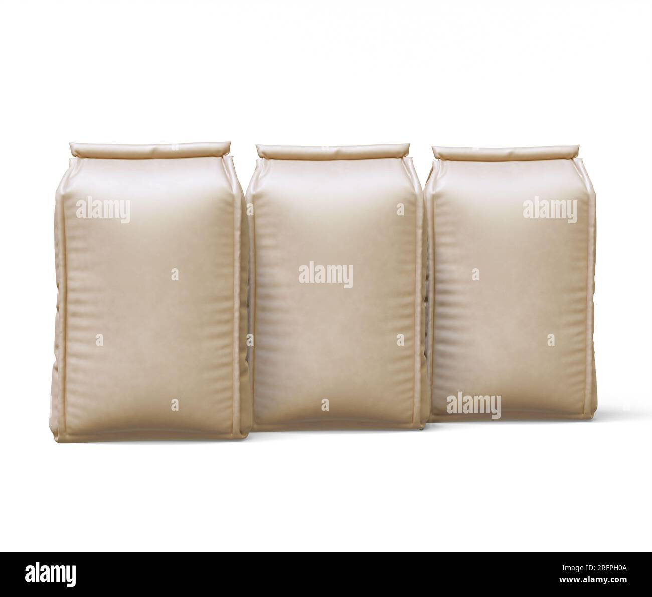 Pouch packaging white color Stock Photo - Alamy