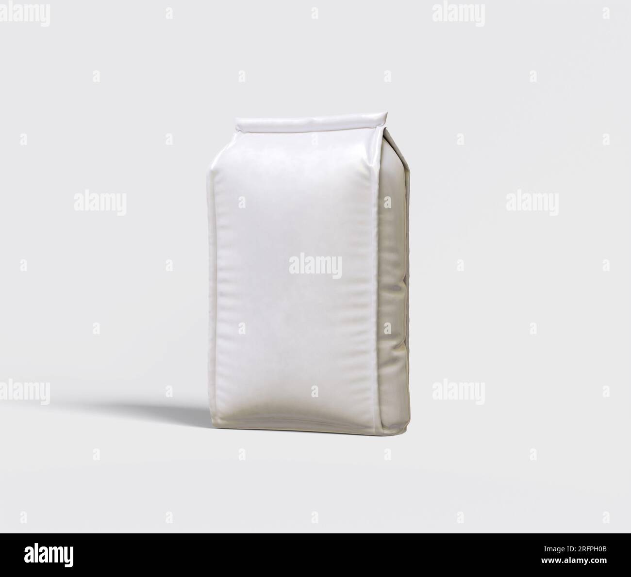 Pouch packaging white color Stock Photo - Alamy