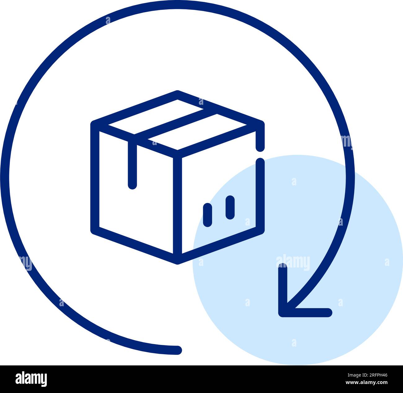 Parcel return service. Pixel perfect icon Stock Vector Image & Art - Alamy