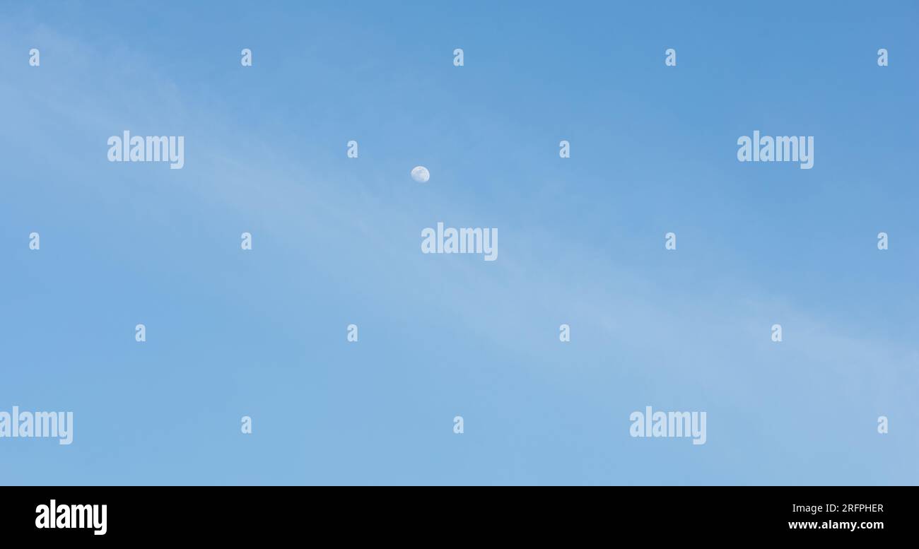 Beautiful blue white moon hi-res stock photography and images - Alamy