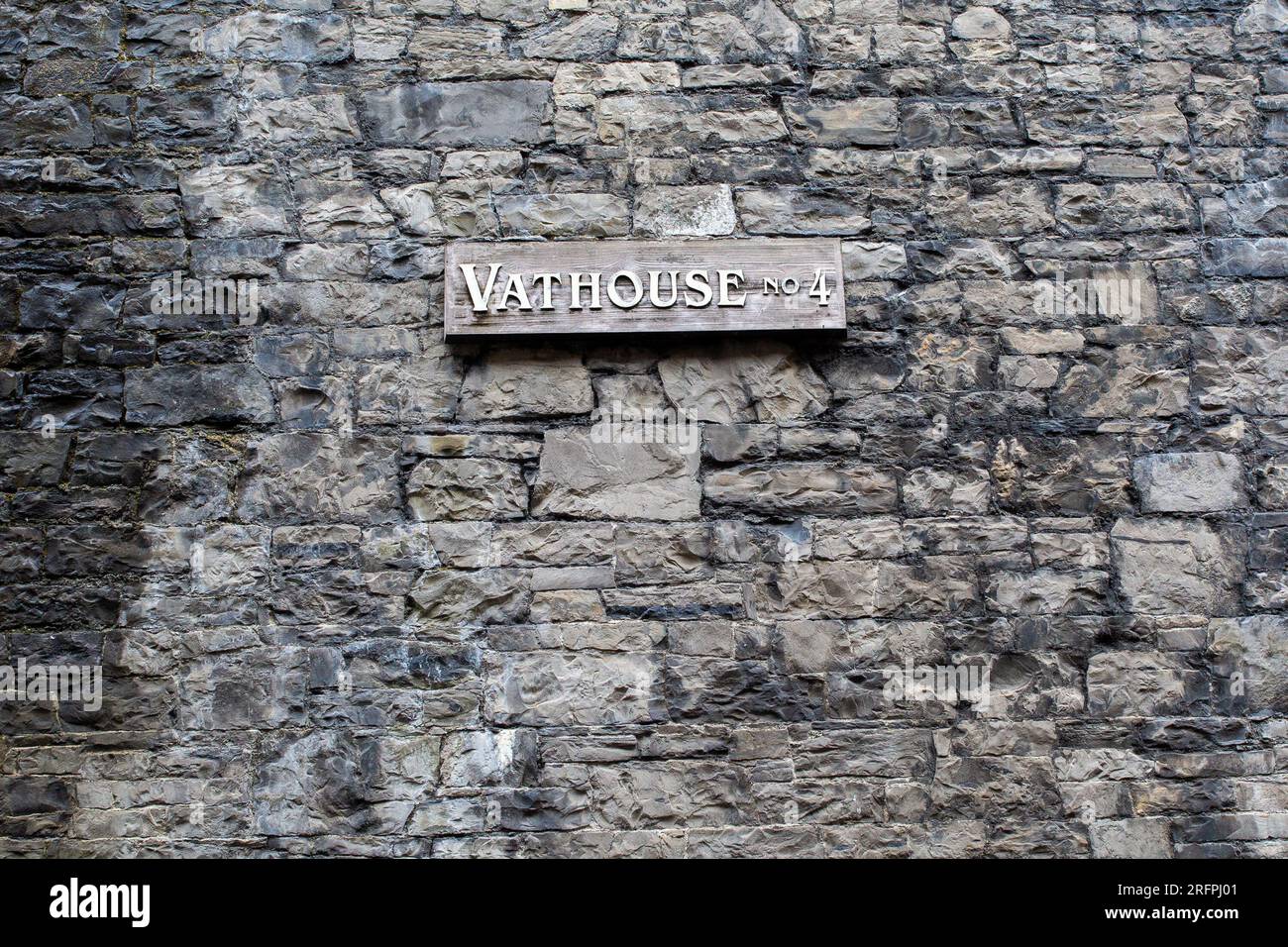 Dublin, Ireland - July 23rd 2023: Vathouse sign on wall at Guinness ...