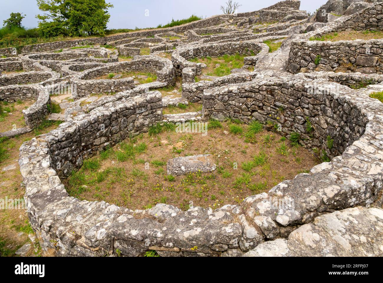 Archaeological site of Castro de Santa Trega, Castro Culture settlement ...