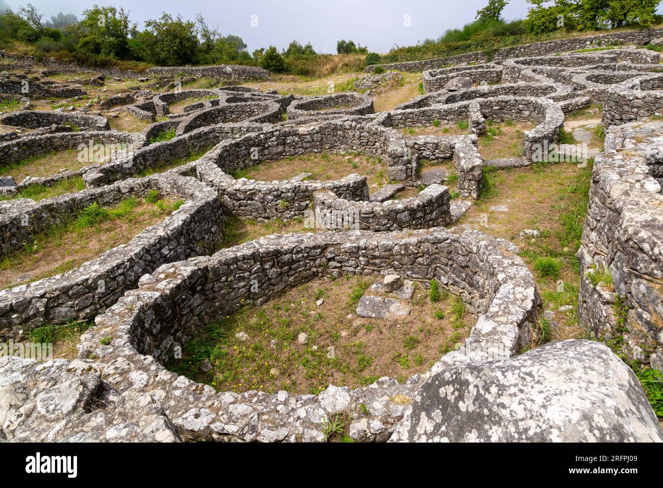 Archaeological site of Castro de Santa Trega, Castro Culture settlement ...