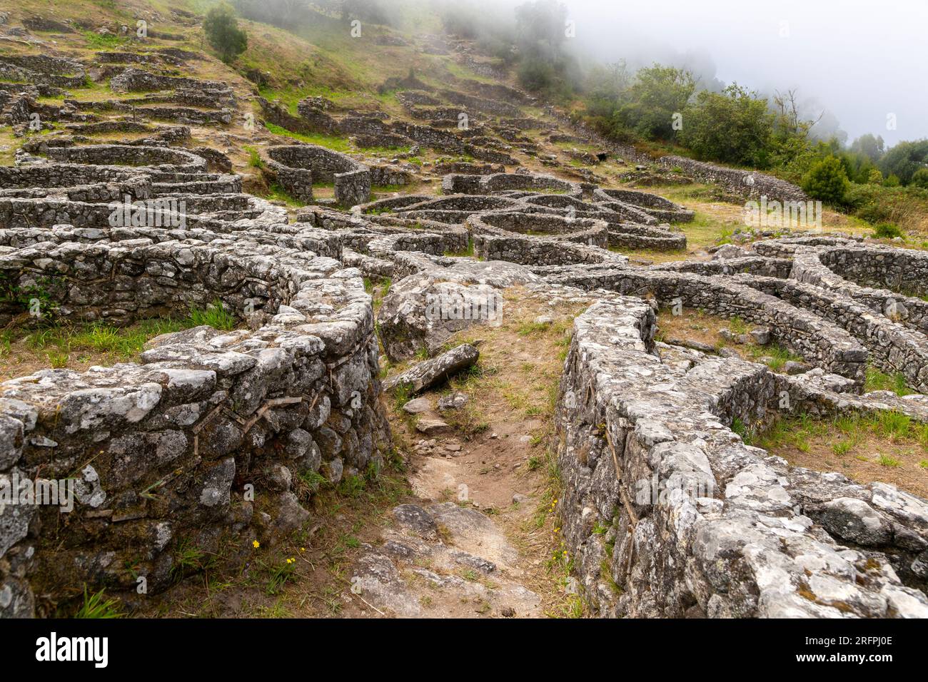 Archaeological site of Castro de Santa Trega, Castro Culture settlement ...