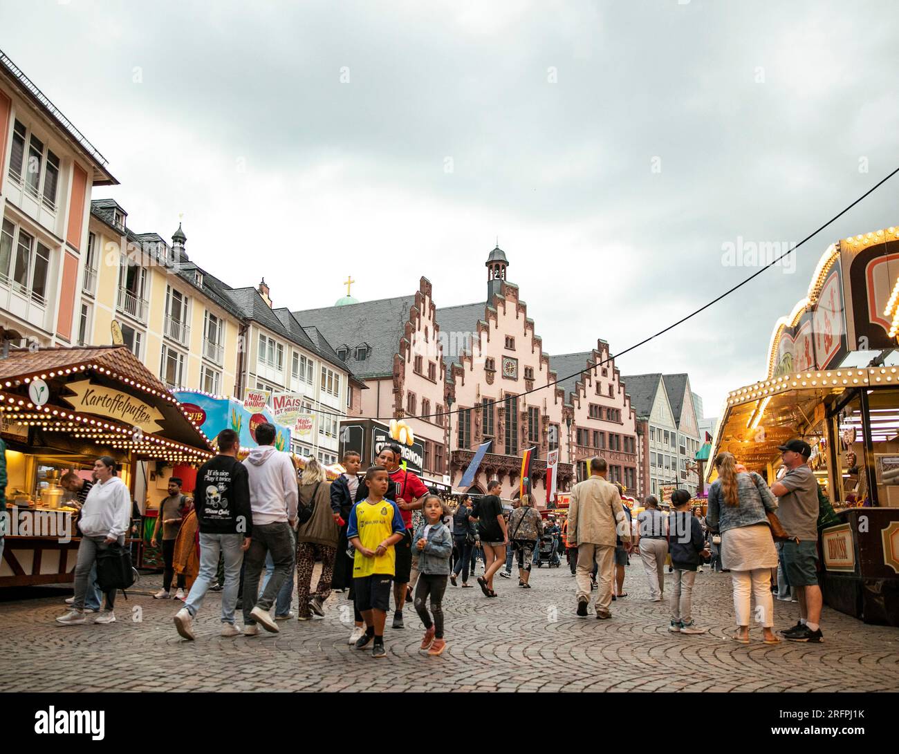 Frankfurt, Germany. 4th Aug, 2023. People enjoy themselves at the site ...