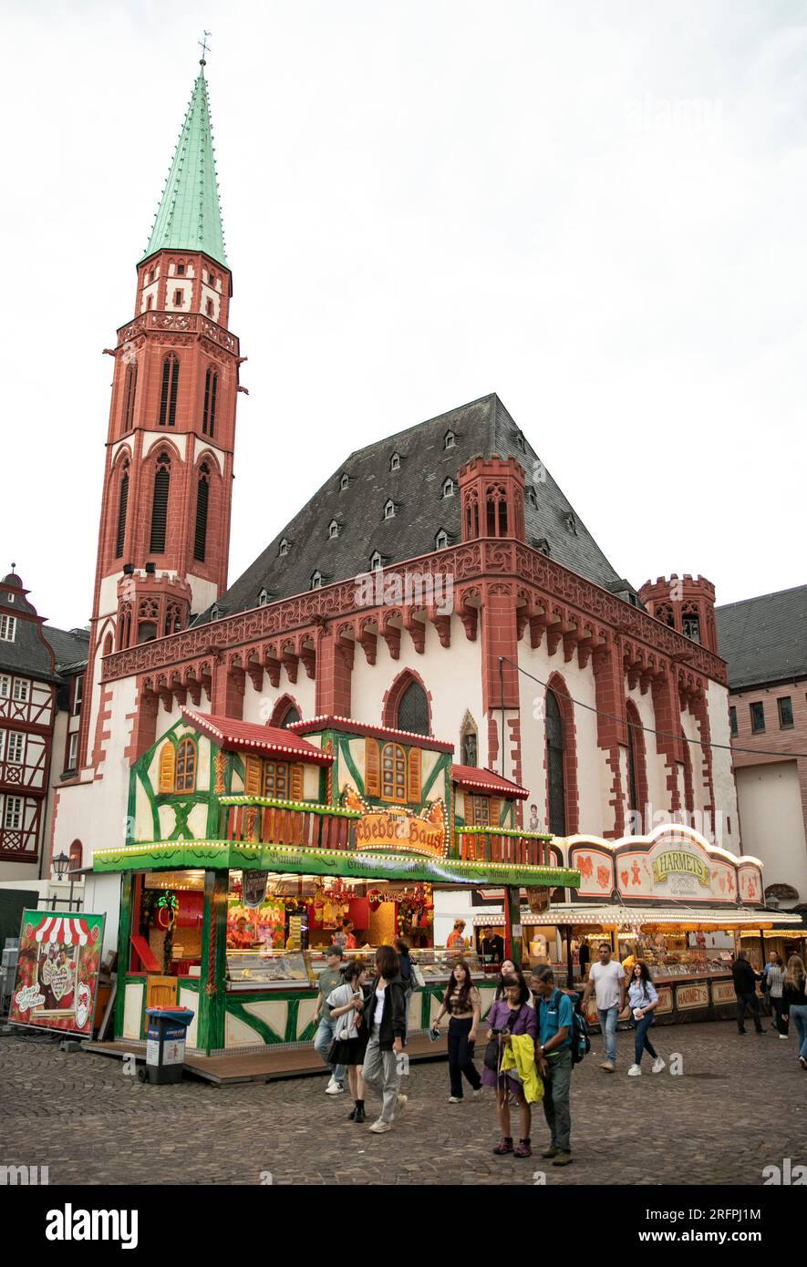 Frankfurt, Germany. 4th Aug, 2023. People enjoy themselves at the site ...