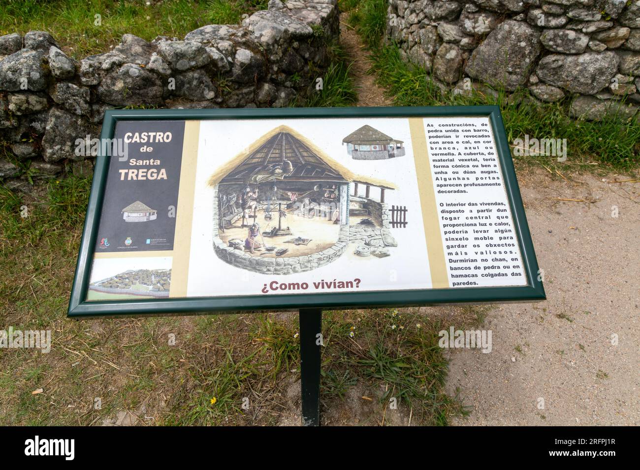 Archaeological site of Castro de Santa Trega, Castro Culture settlement ...
