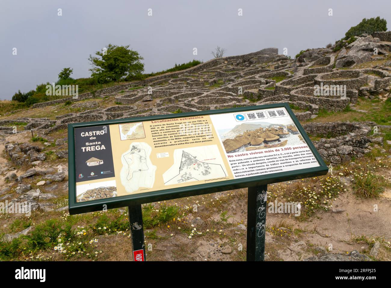 Archaeological site of Castro de Santa Trega, Castro Culture settlement ...