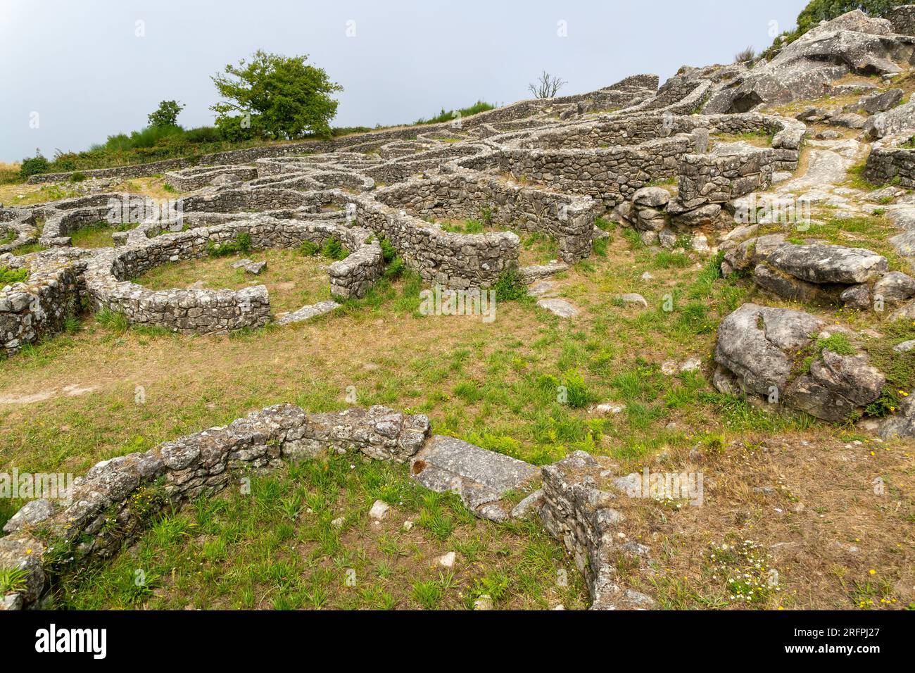 Archaeological site of Castro de Santa Trega, Castro Culture settlement ...