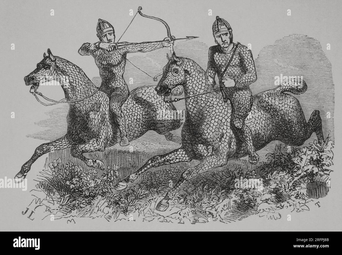 Archer on galloping horse hi-res stock photography and images - Alamy