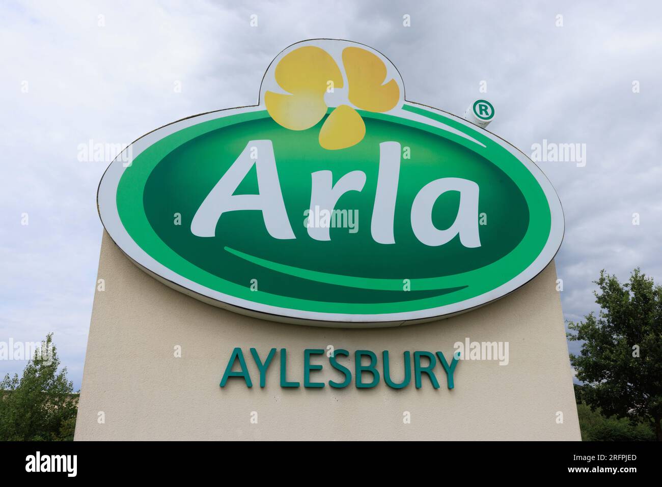 3rd August 2023 Arla milk processing plant Aylesbury, Buckinghamshire ...