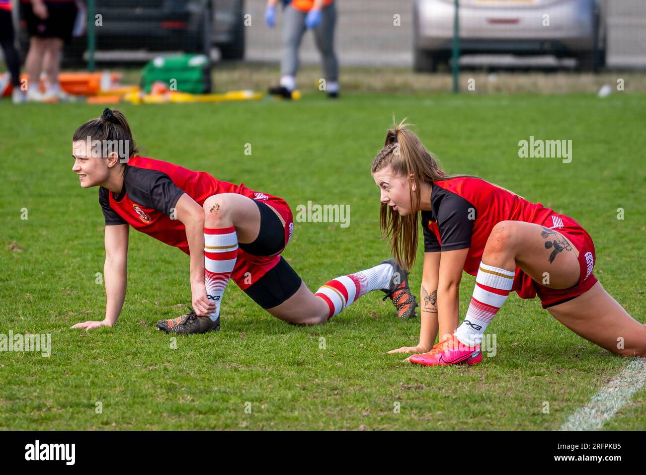 Salford Red Devils VS Leigh Lepoards - AJ Bell stadium, Greater ...