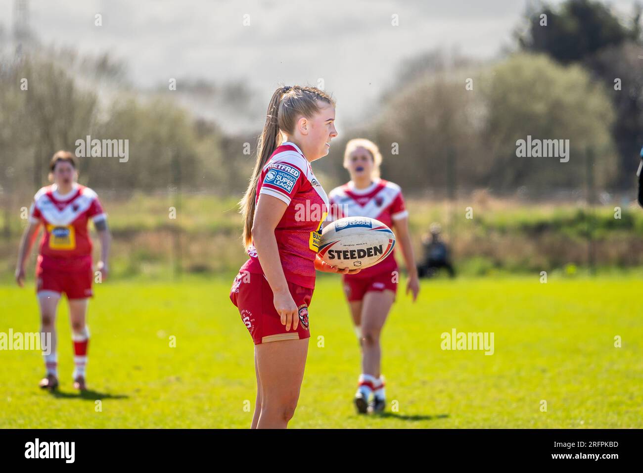 Salford Red Devils VS Leigh Lepoards - AJ Bell stadium, Greater ...