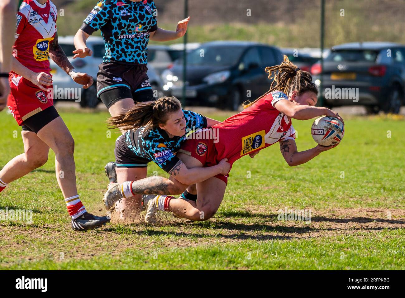 Salford Red Devils VS Leigh Lepoards - AJ Bell stadium, Greater ...