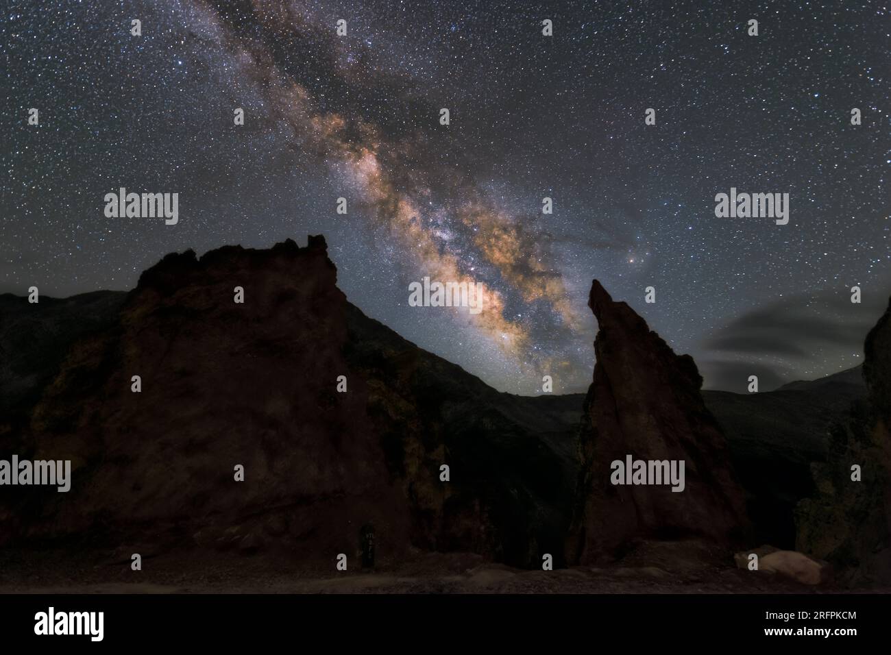 Bright milky way stars light in clear summer night sky Stock Photo - Alamy