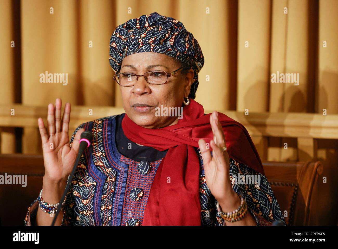 AICHATOU BOULAMA KANE NIGER AMBASSADOR TO FRANCE Stock Photo - Alamy